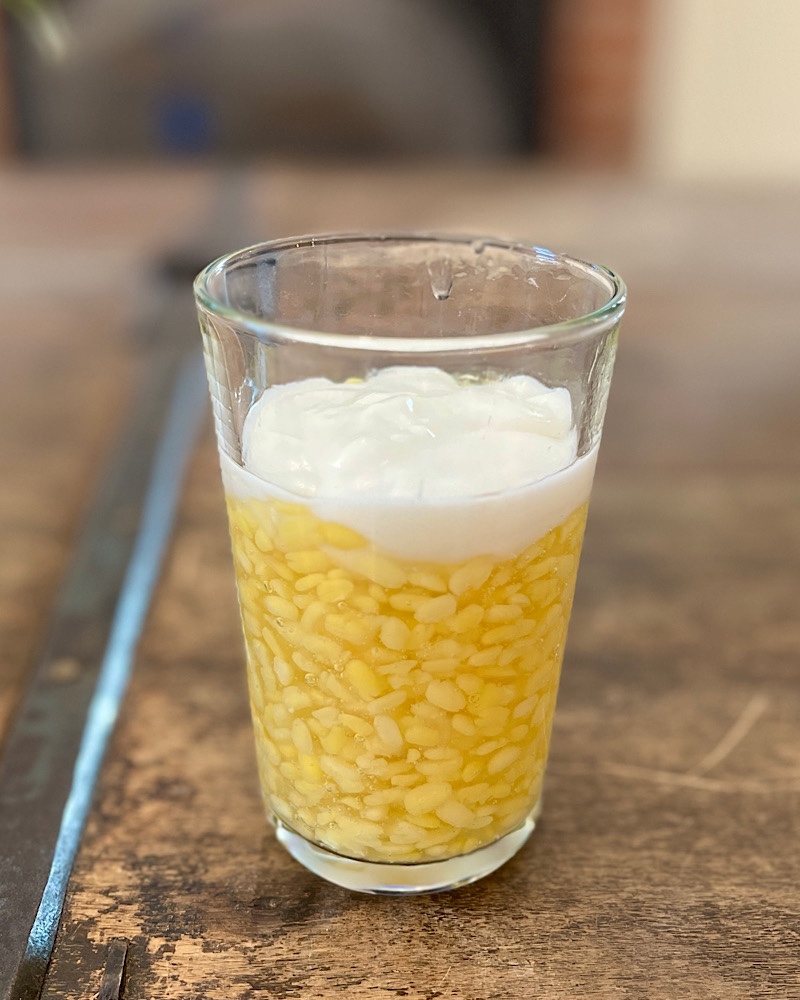 Vietnamese mung bean pudding with coconut sauce (chè hoa cau) – Nga's ...